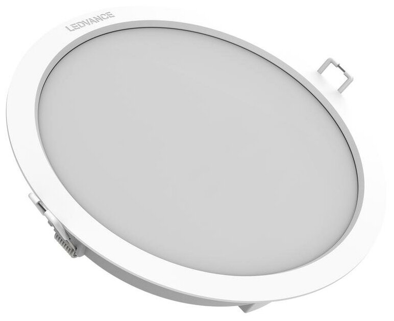 Светильник светодиодный Eco Class Downlight DL 865 WT 13Вт 6500К IP44 1235лм ДВО даунлайт кругл. встраив. ультратонкий LEDVANCE 4058075644250