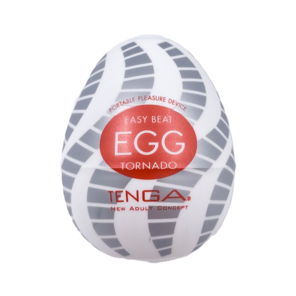 Мастурбатор-яйцо «Tenga Egg III Tornado» с рельефом из спиралевидных ребрышек