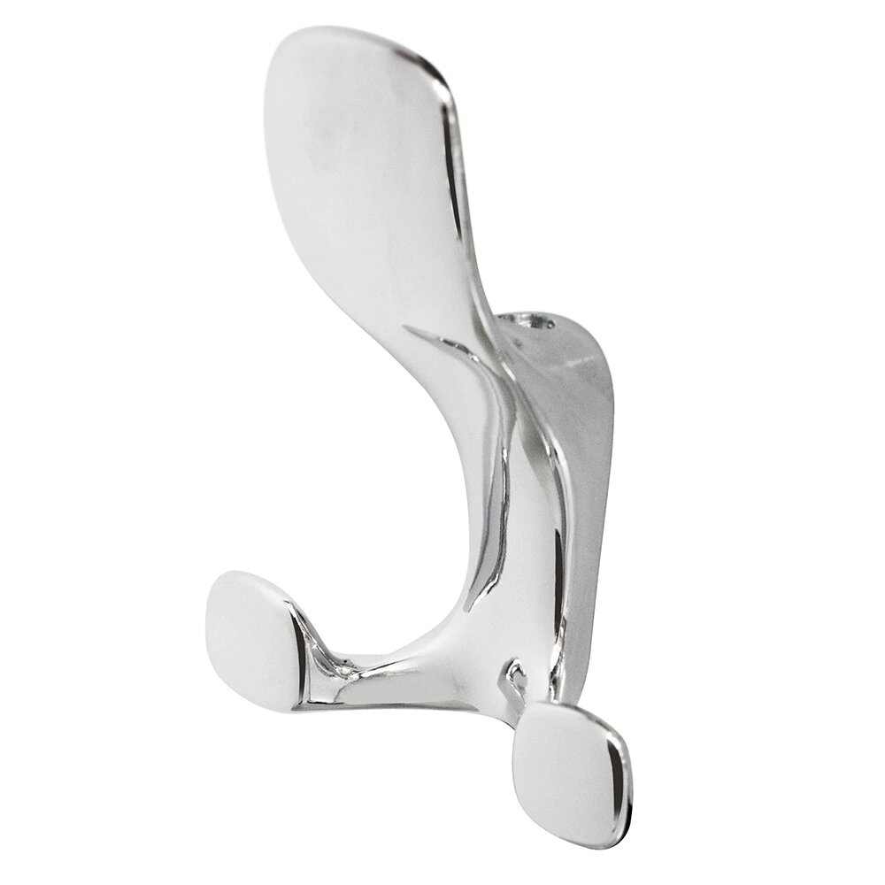 Крючок мебельный GTV "Toled", трехрожковый, сплав ЦАМ, цвет хром, крепеж в комплекте