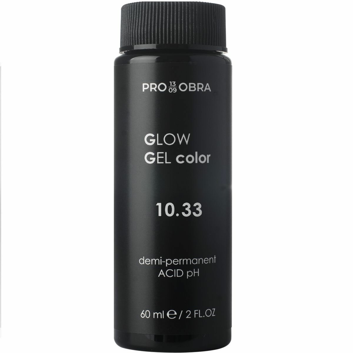 OBRA PRO13/09 Полуперманентный гелевый краситель GLOW GEL 10.33 Интенсивный золотистый светлый блондOBRA PRO13/09 Полуперманентный гелевый краситель GLOW GEL 10.0 Светлый блонд, 60 мл