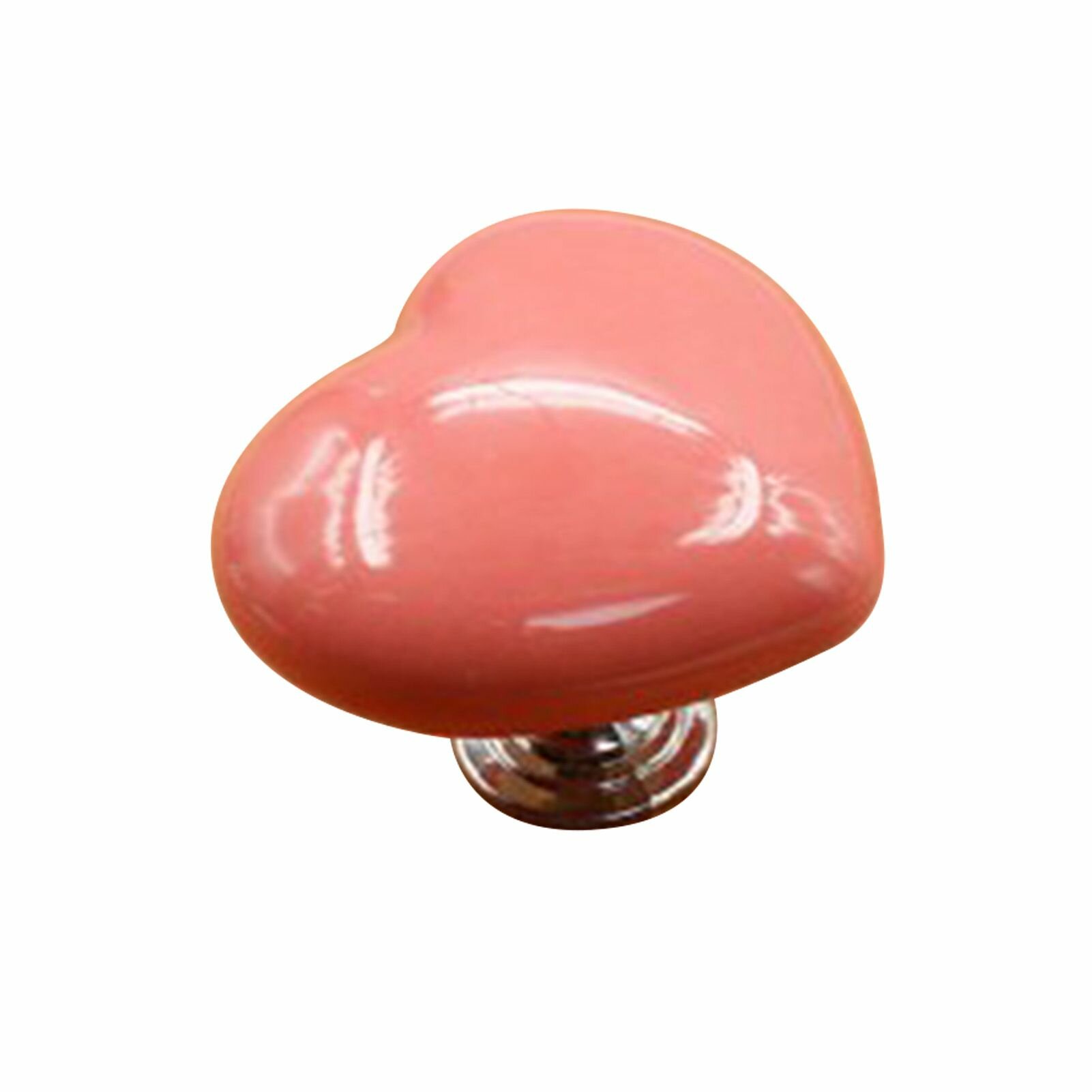 Кнопка унитаза в форме сердца, пластиковая, однотонная, универсальная, замена кнопки унитаза для ванной комнаты, розовая