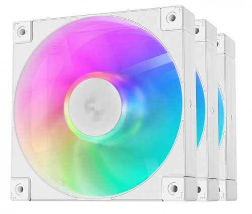 Вентиляторы для корпуса Deepcool FD12 ARGB WH-3 IN 1 3шт (R-FD12-WHAPN3-G)