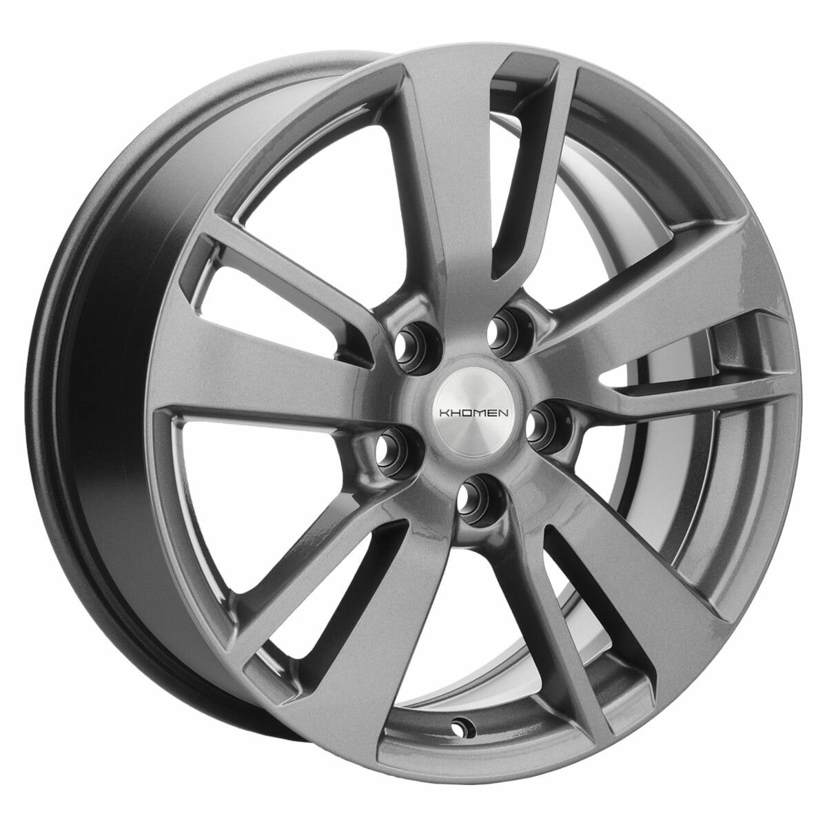 Диск автомобильный литой Khomen Wheels KHW1704 (Outlander) 17x7 5x114.3 et38 dia67.1 Gray