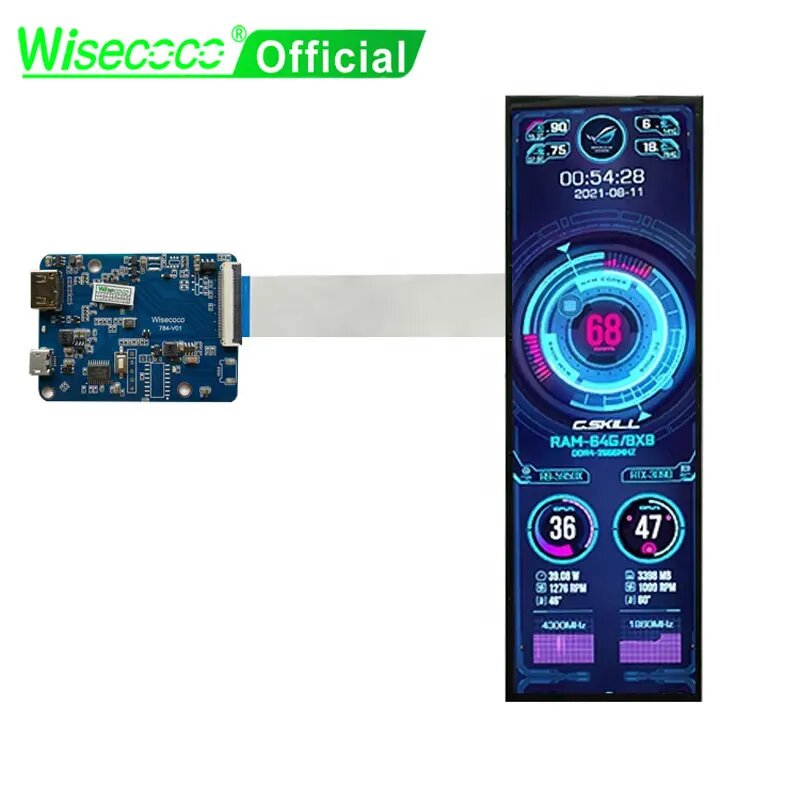 Wisecoco 7.9" ЖК-монитор IPS, No case