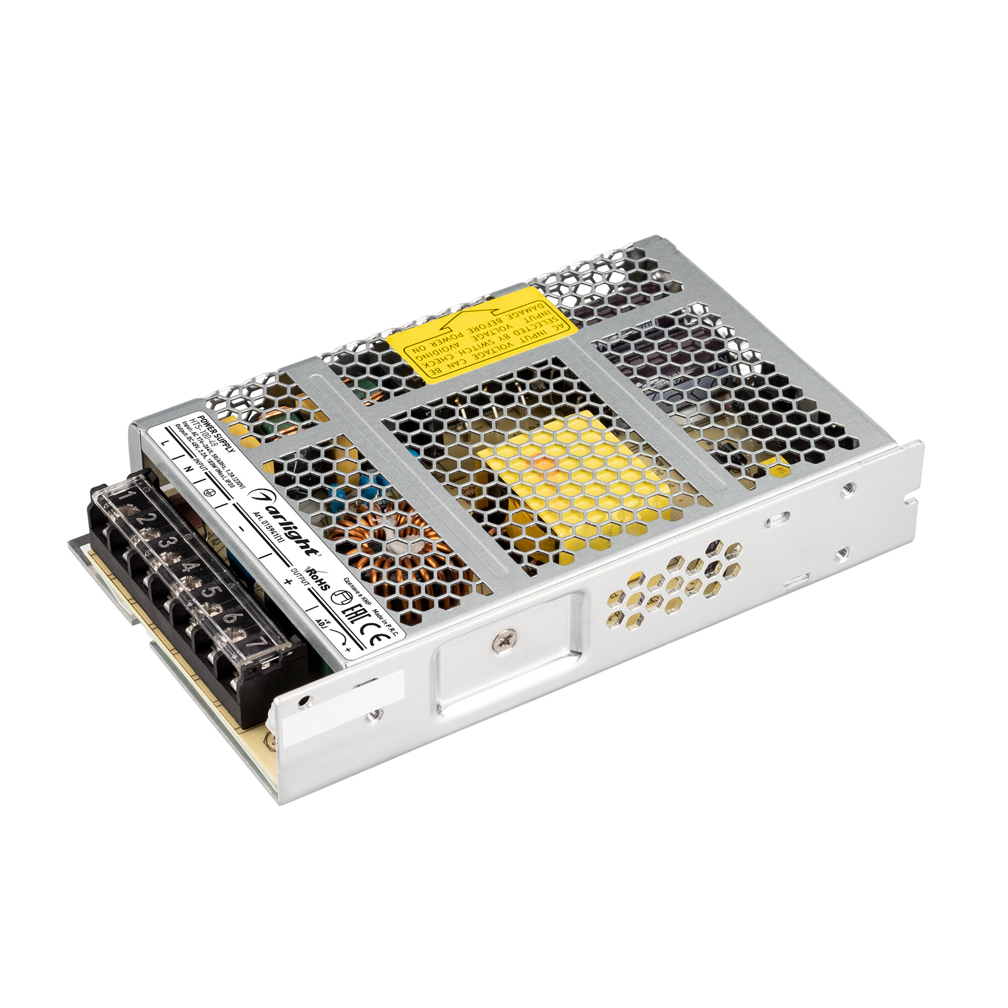 Блок питания HTS-100-48 (48V, 2.2A, 100W) (Arlight, IP20 Сетка, 3 года), 015941(1)