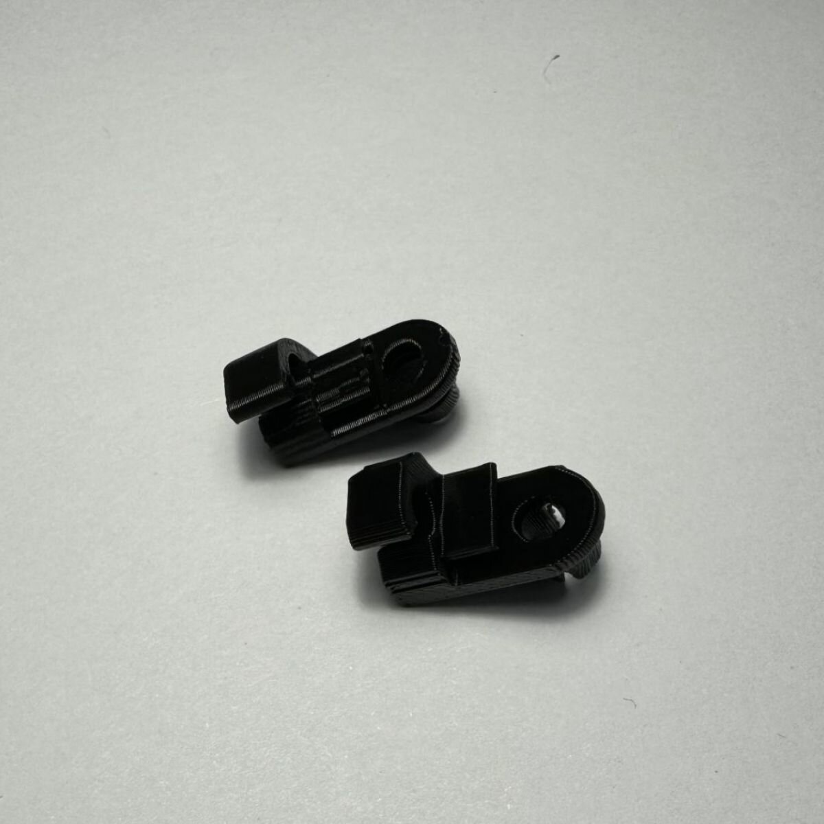 Клипса (фиксатор) для замка двери, для Daewoo Matiz, черный, 19x17x10 мм, 2 шт