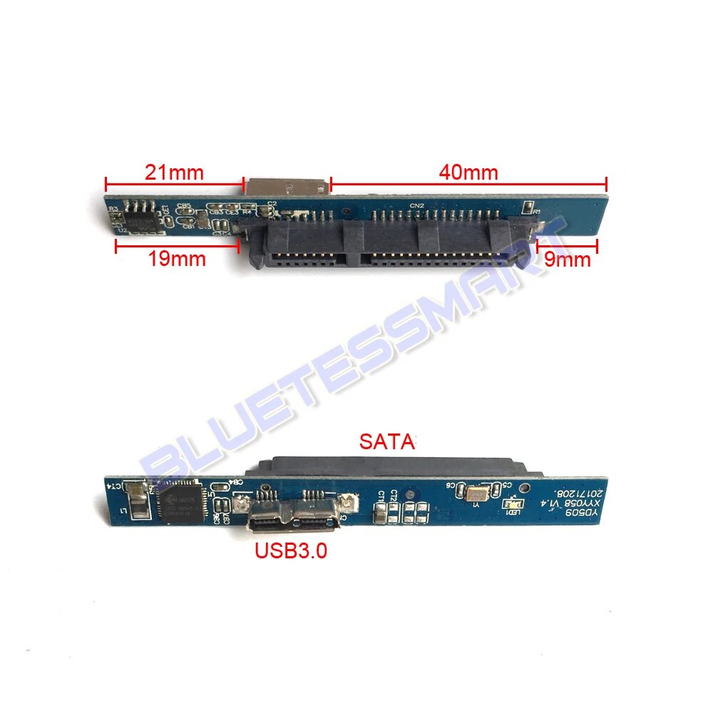 USB 3.0 Адаптер для HDD SATA/IDE Красный