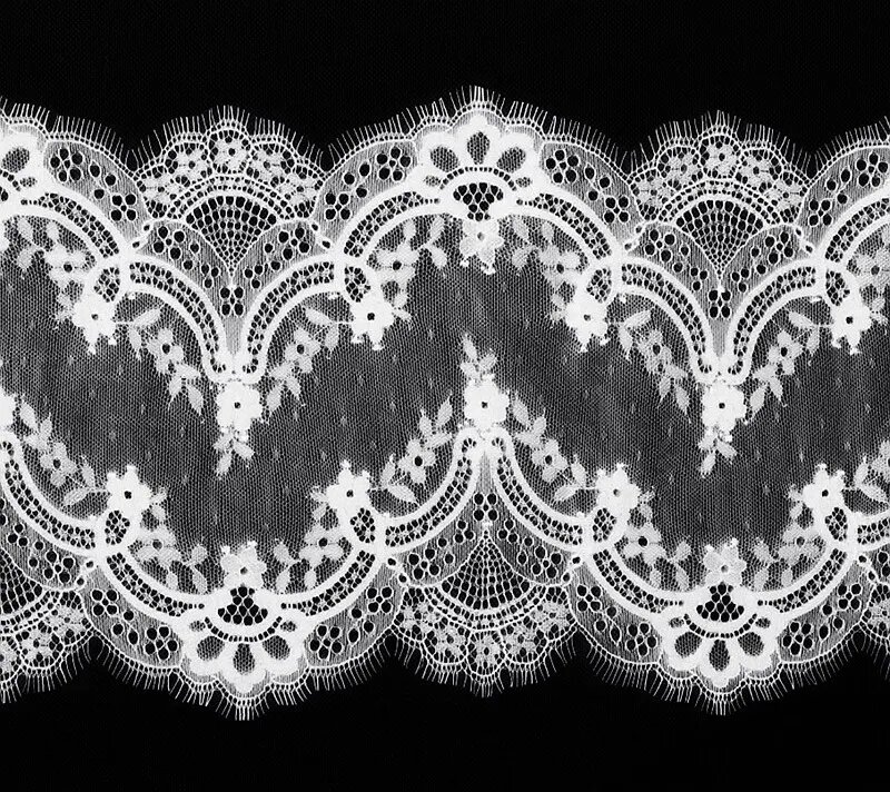 Французское кружево Шантильи 3 метра Off White