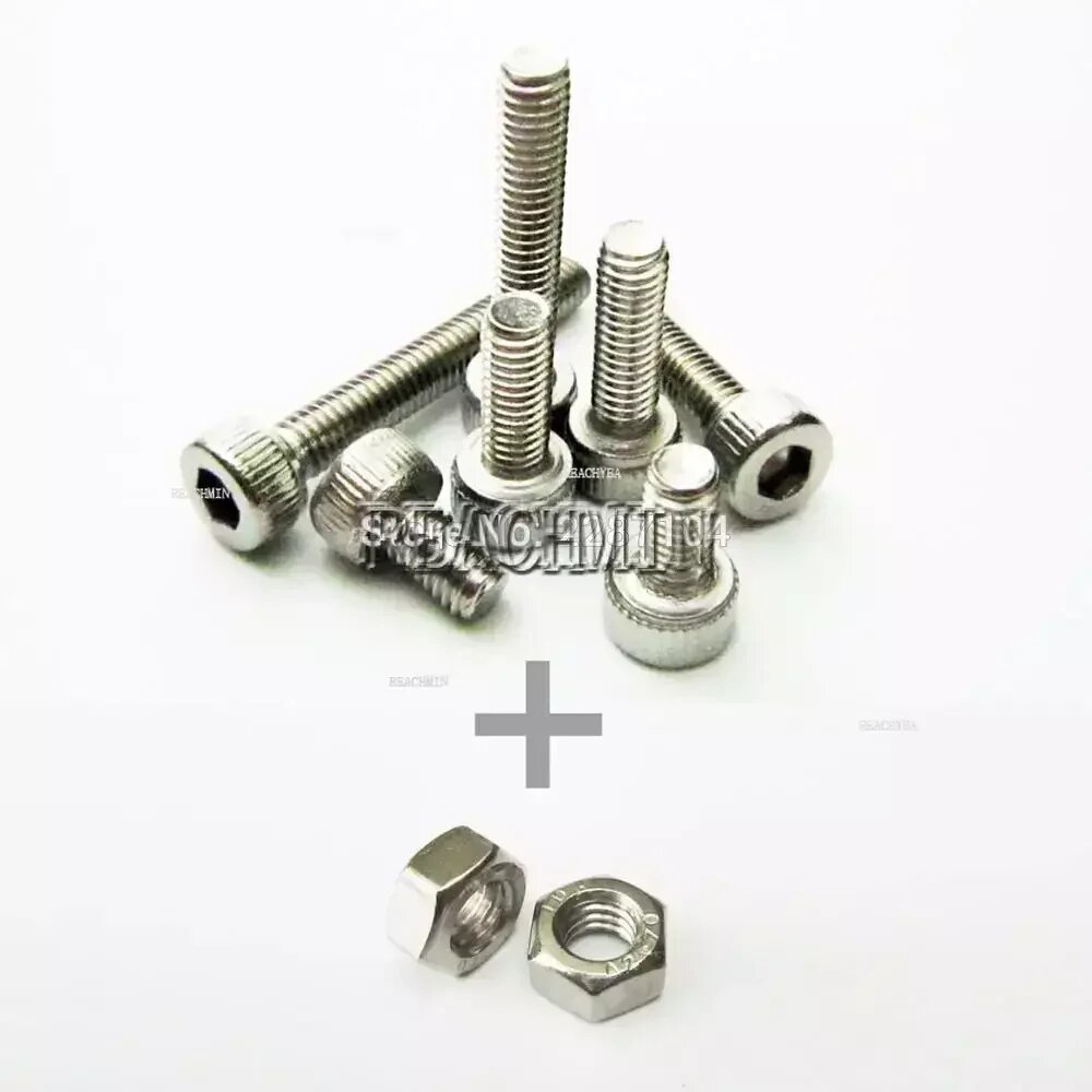 Комплект болтов M2 M3 из нержавеющей стали 304 с гайками M3x35mm with M3nut