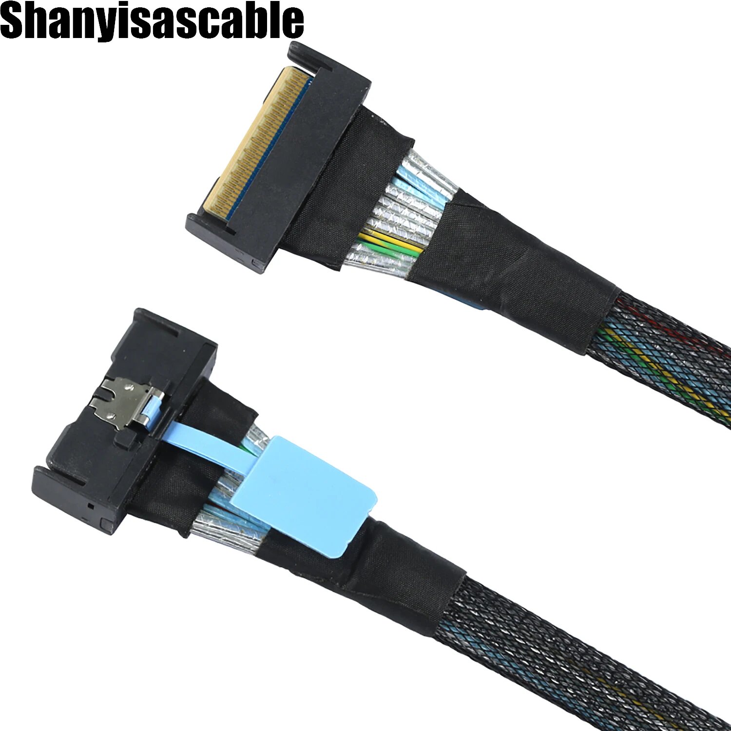 0,5 м MCIO 8i 74Pin штекер к MCIO PCIE 5,0 74Pin Штекерный удлинитель, PCI-E 5,0 Mini Cool Edge кабель IO MCIO