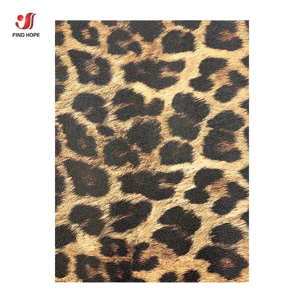 Искусственная кожа Findohope, леопардовый принт, для рукоделия Leopard C 20x30cm