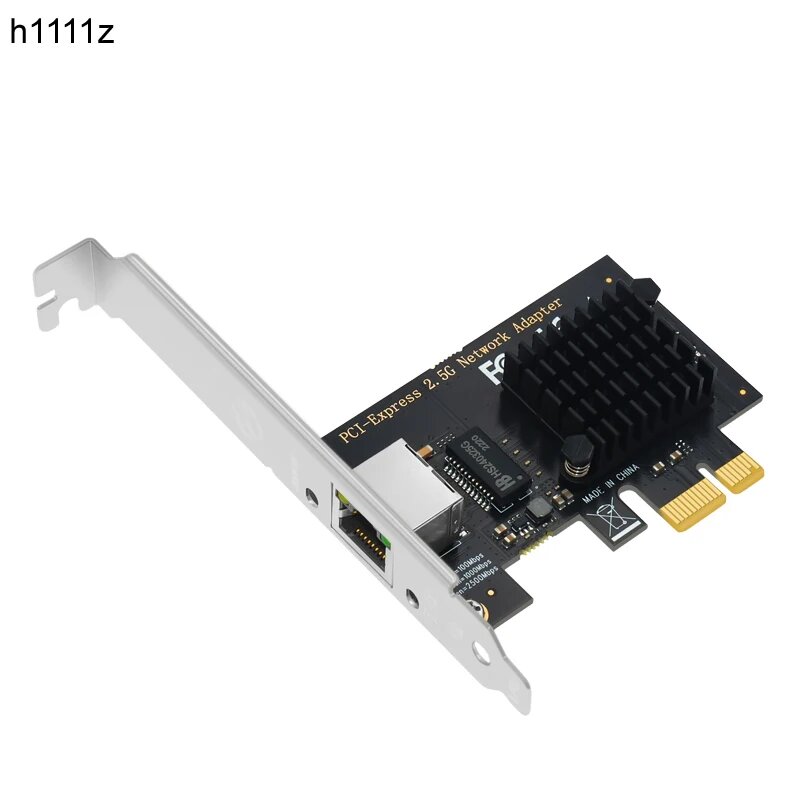 H1111z Проводная сетевая карта PCI Express 2,5 Гбит/с