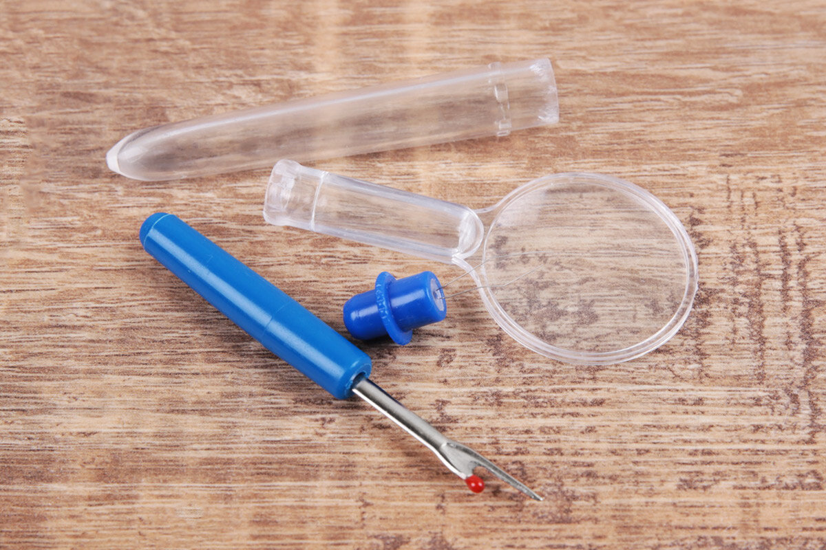 "Gamma" SGT-03 Набор швейных инструментов нитковдеватель, мини-лупа, вспарыватель