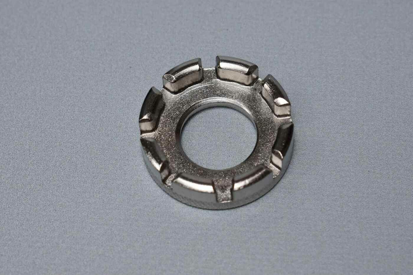 Ключ TRIX "О" -образный, для ниппелей спиц 10G/11G/12G/13G/14G/15G, серебристый