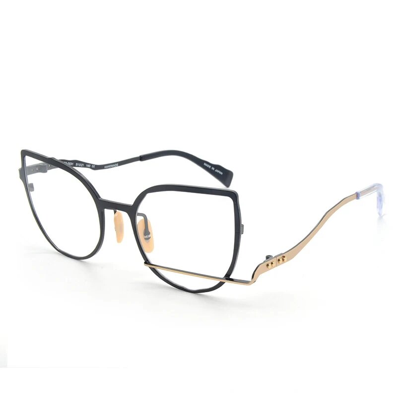 Оправа для очков «кошачий глаз» MUZZ из титана для женщин C3