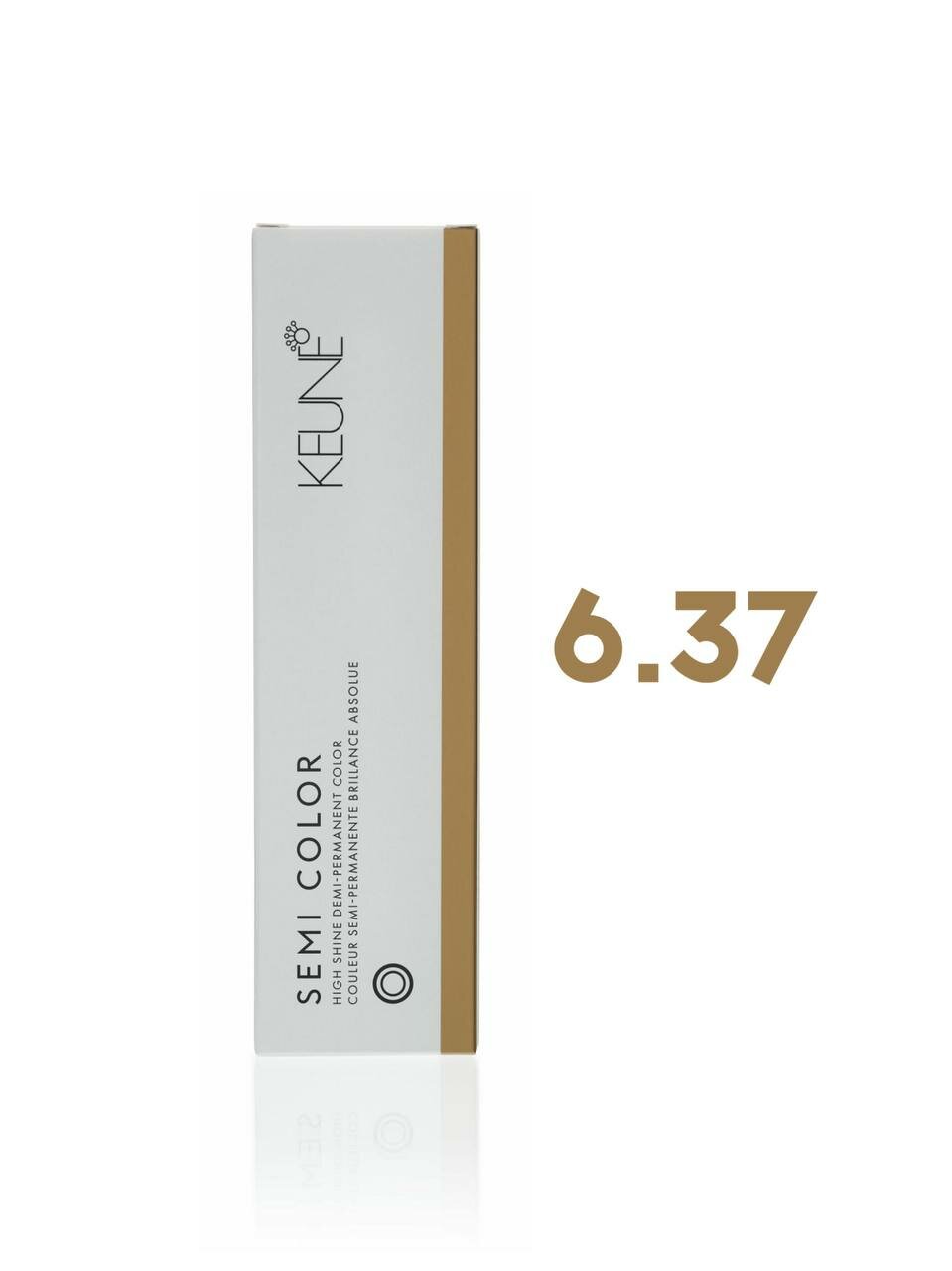 Keune Semi Color 6.37 - Полуперманентная краска для волос темный блондин эспрессо 60 мл