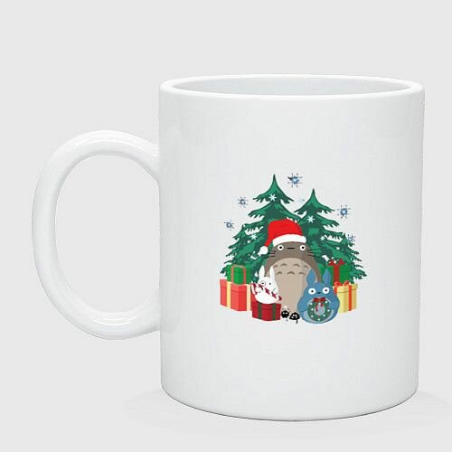 New Year Totoro Керамическая кружка