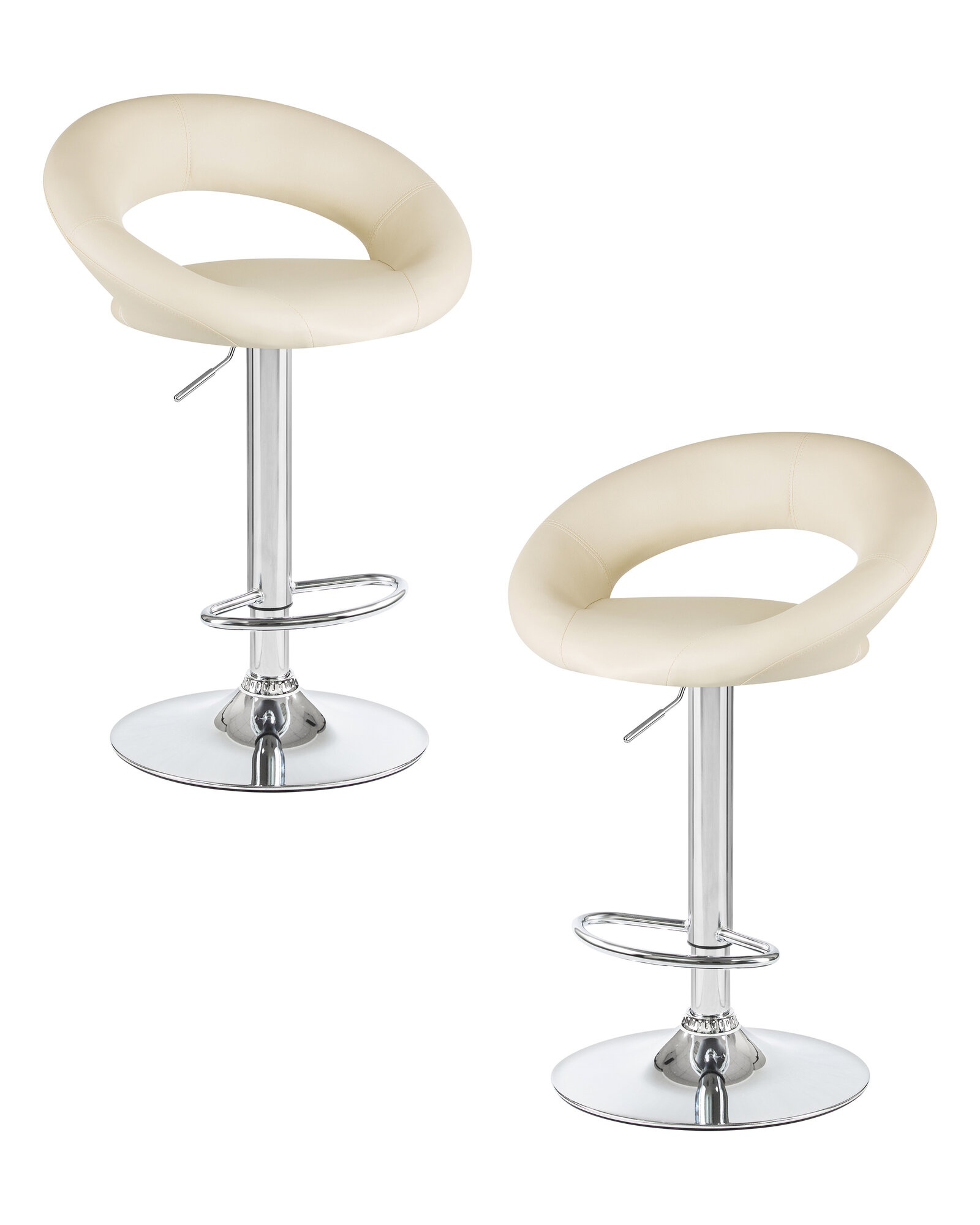 Набор 2 шт. Стул барный DOBRIN MIRA, LM-5001, кремовый