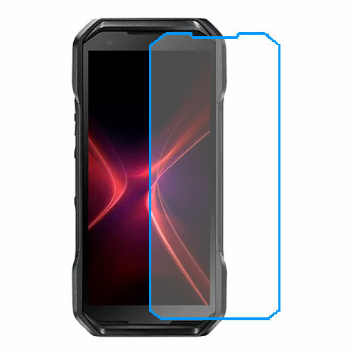 Скрин Мобайл защитный экран для Kyocera DuraForce Pro 3 из нано стекло 9H