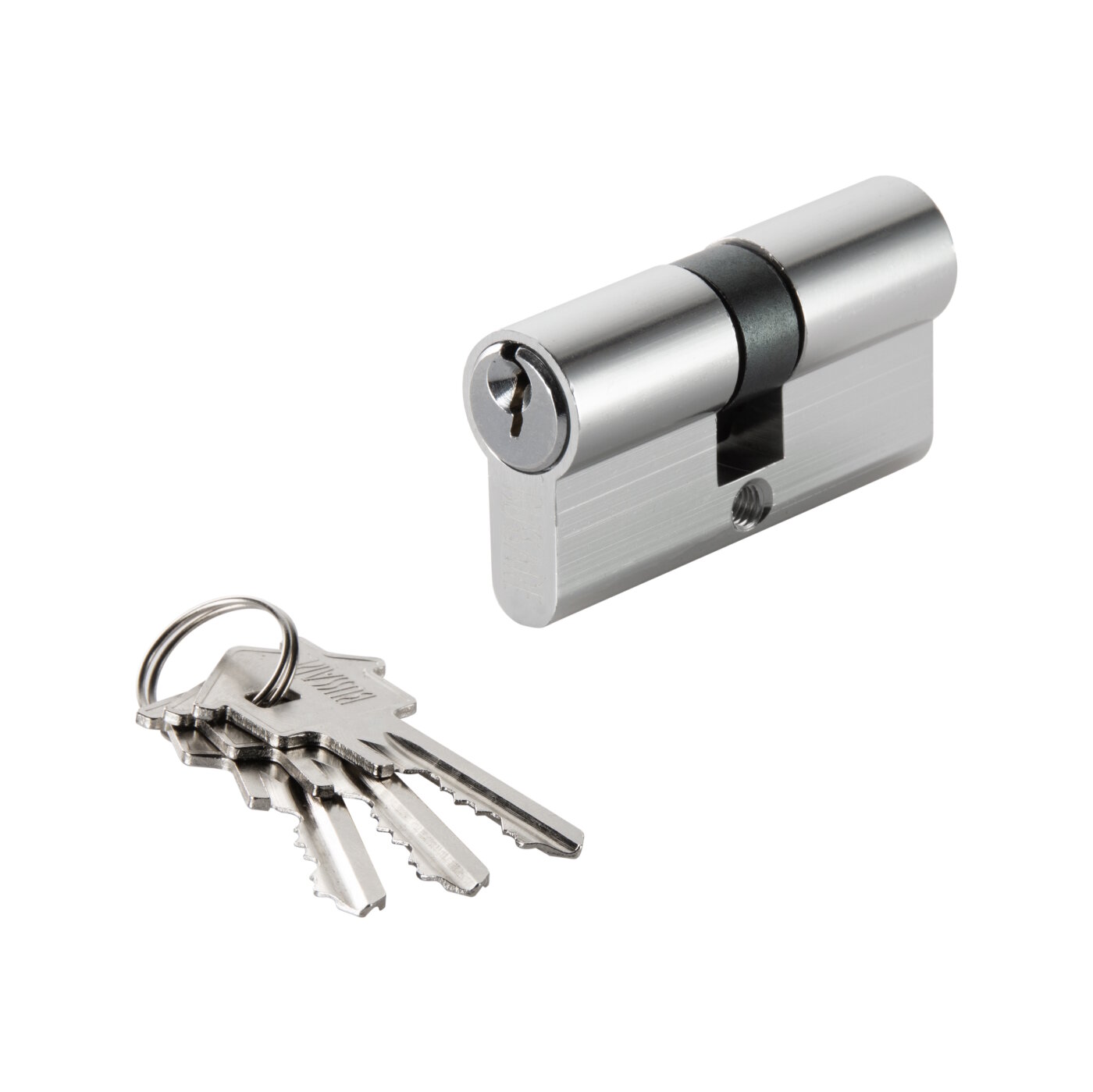 Ключевой цилиндр для врезных замков Bussare CYL 3-50 CHROME (Хром матовый)