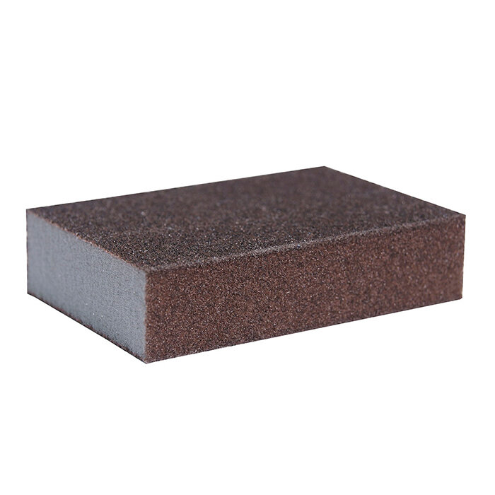 Губка абразивная шлифовальная PRAKTISCHE TOOLS, 100 х 70 х 25 мм, Р40
