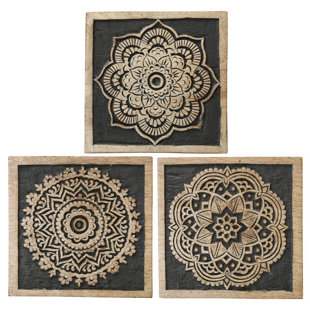 Декоративное панно Ринконада 20*20 см, 3 шт, Boltze, 1017575-набор