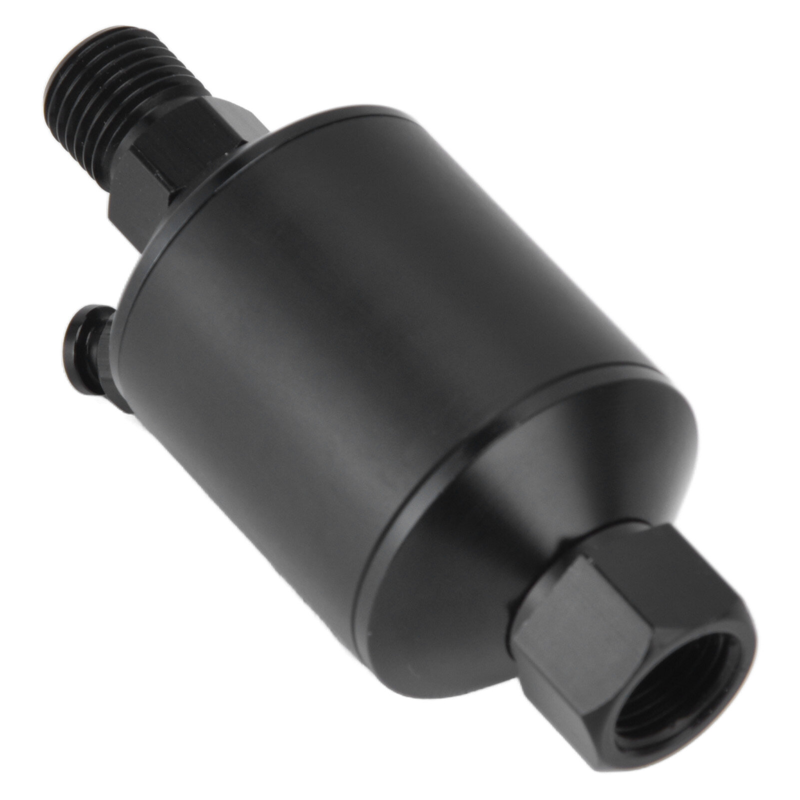 Регулятор фильтра сжатого воздуха с сепаратором воды и масла 1/4 дюйма, фильтр воздушного компрессора с резьбой NPT 1/4 дюйма для подачи черного безмасляного воздуха, простота установки и обслуживания