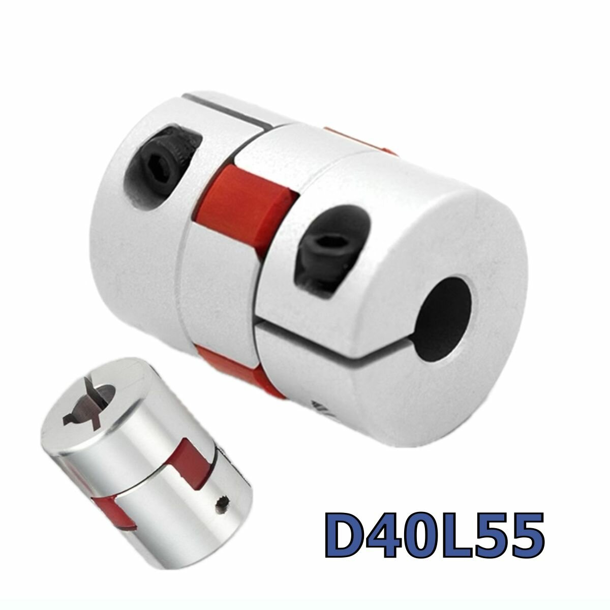 Муфта D40L55 с упругой вставкой 17-20