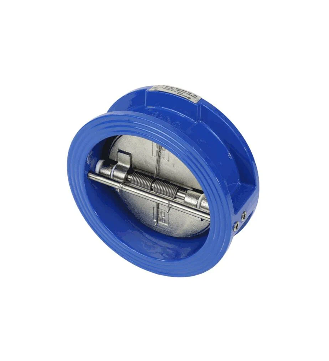 Клапан обратный чугун 2/створ Ду 100 Ру16 межфл створки чугун+EPDM Benarmo 1