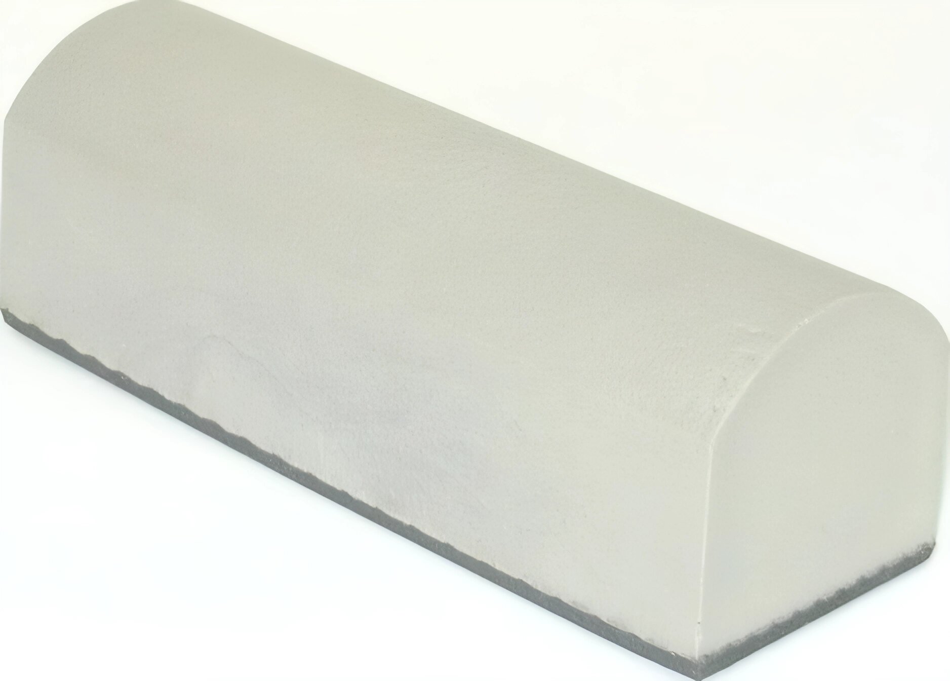 Брусок шлифовальный TOR 130*45*40 мм узкий с полукруглым верхом, серый