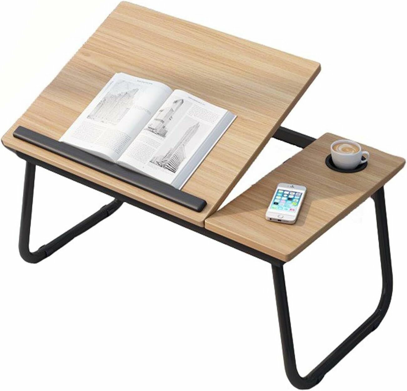 Складной компьютерный стол для работы, чтения и завтрака