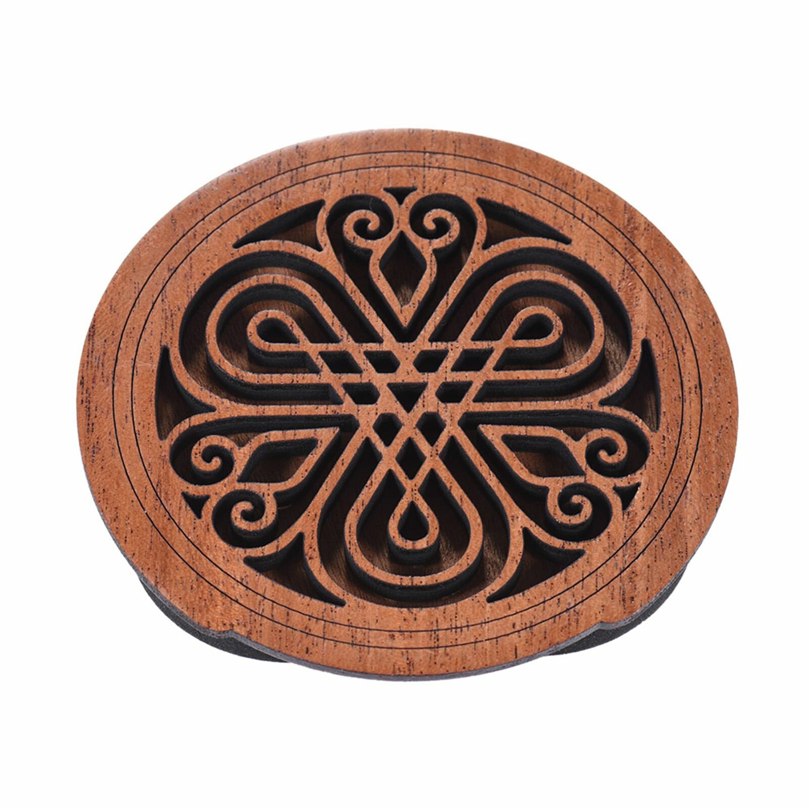 Деревянная гитара с резонаторным отверстием, защитный блок, буфер обратной связи, красное дерево для акустических фолк-гитар с эквалайзером