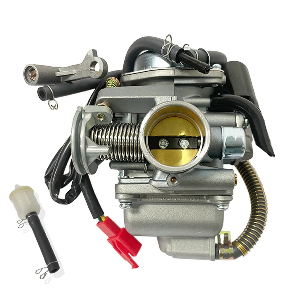 Карбюратор для мотоцикла PD26J, 26 мм, с электрическим дросселем для Honda GY6 125cc 150cc, скутера, квадроцикла, 4-тактные аксессуары для мотокросса