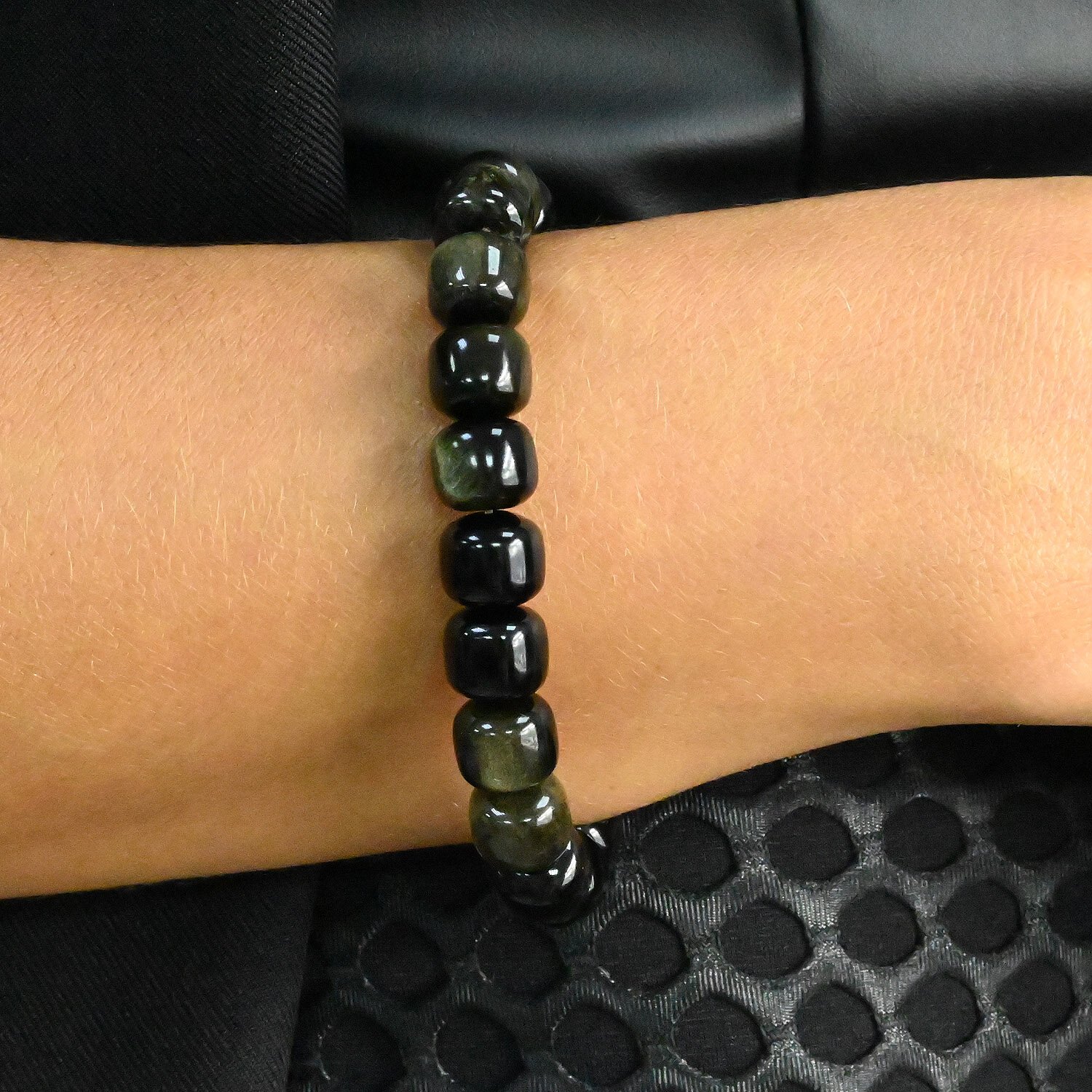 Браслет, обсидиан
