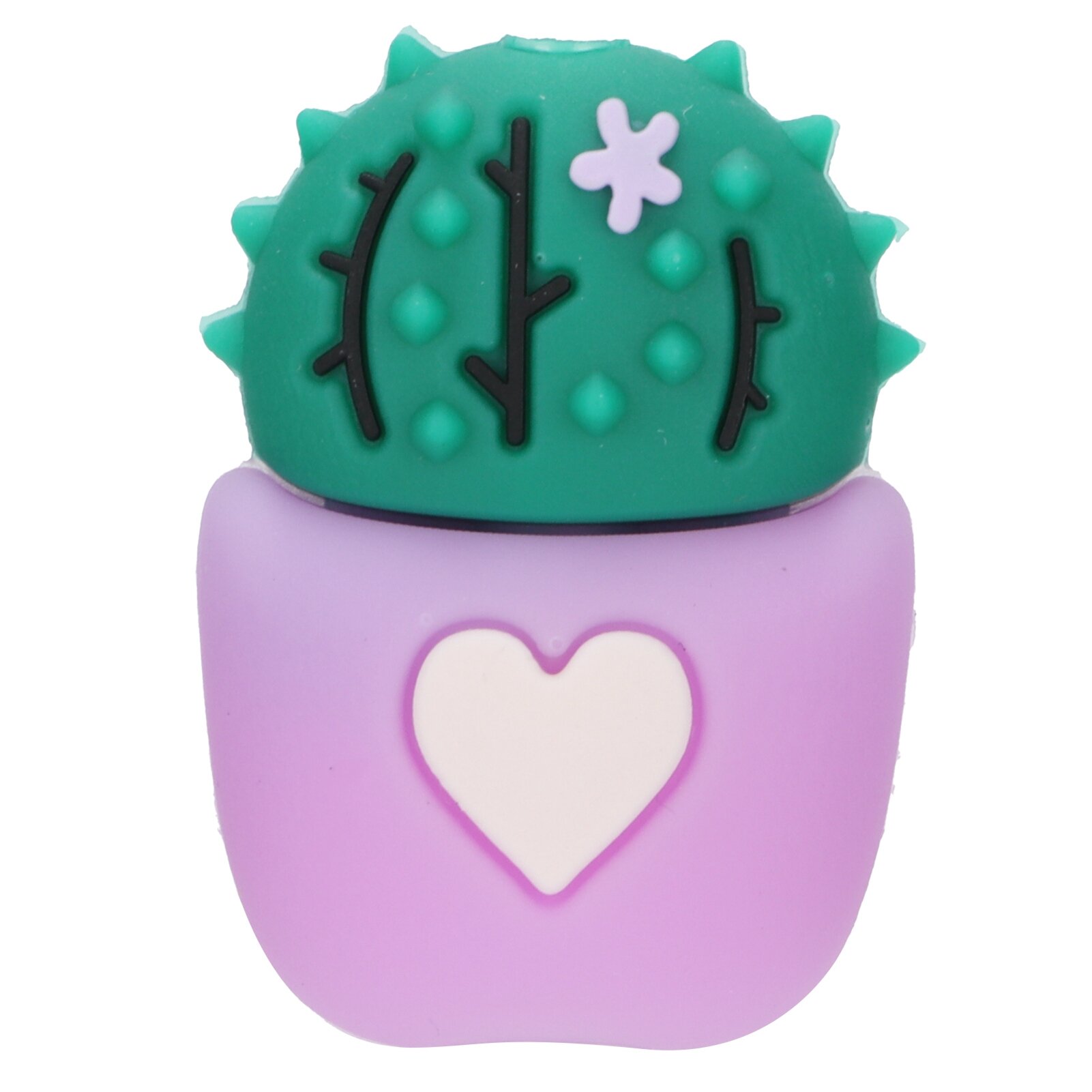 Протектор для кабеля данных ПВХ кактус фиолетовый