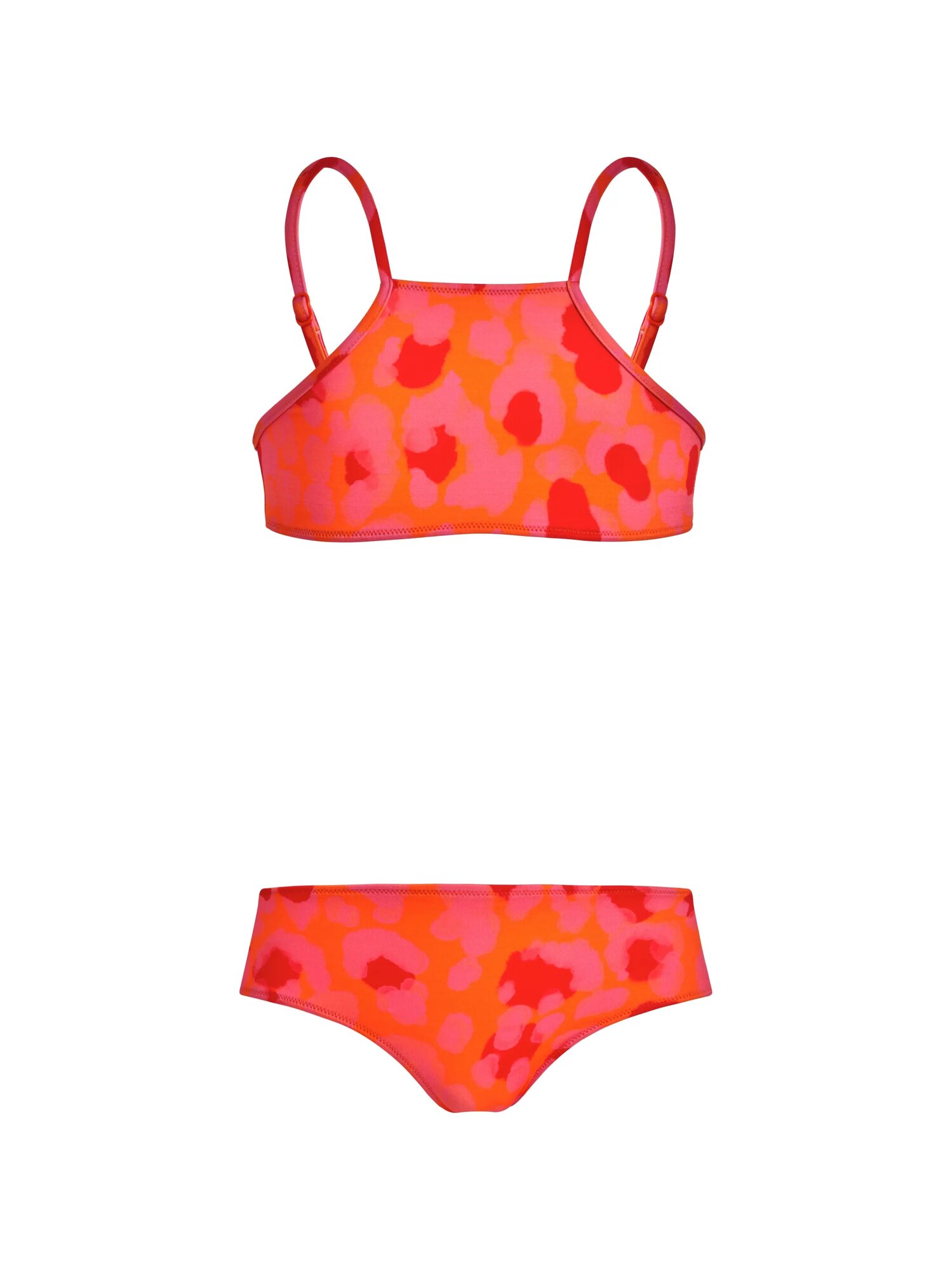 Купальник Бикини с квадратным вырезом и абстрактным принтом