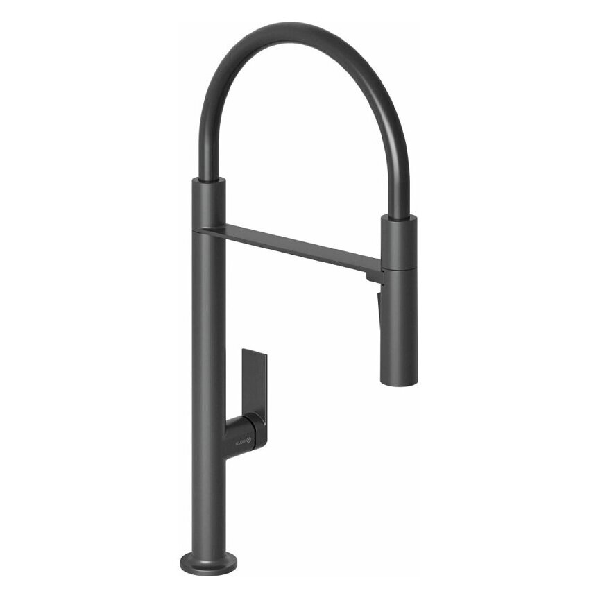 Смеситель для кухни Kludi Qord 568596675 глубокий черный матовый
