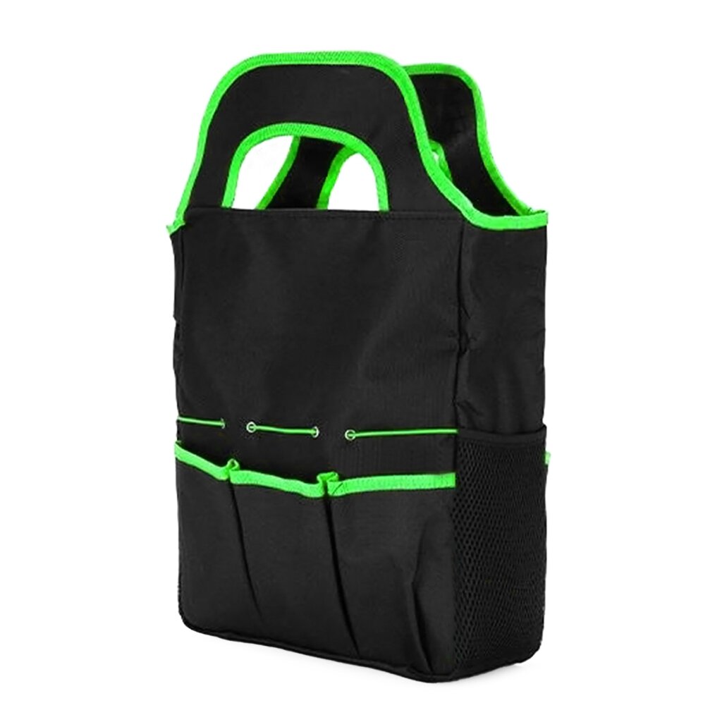 Сумка-органайзер для садовых инструментов из ткани Оксфорд с несколькими карманами, водонепроницаемый держатель для инструментов, органайзер для садовых ручных инструментов