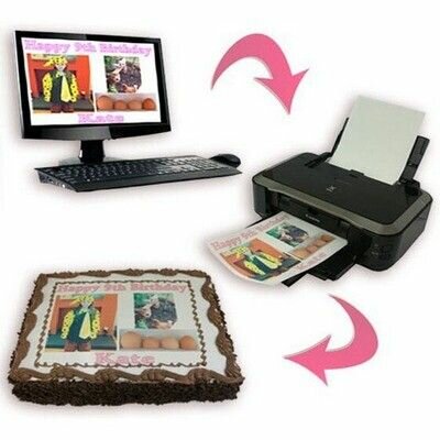 Пищевой принтер Canon Cake Pro Wifi с СНПЧ для печати на пищевой бумаге сахарной, вафельной, шокотрансферной