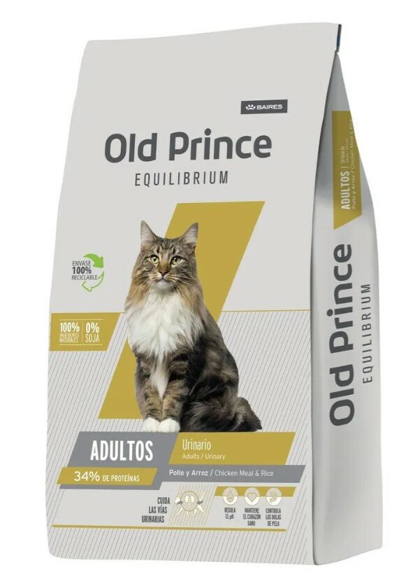Сухой корм для взрослых кошек Old Prince Equilibrium - Urinary Care 3 kg (профилактика МКБ)