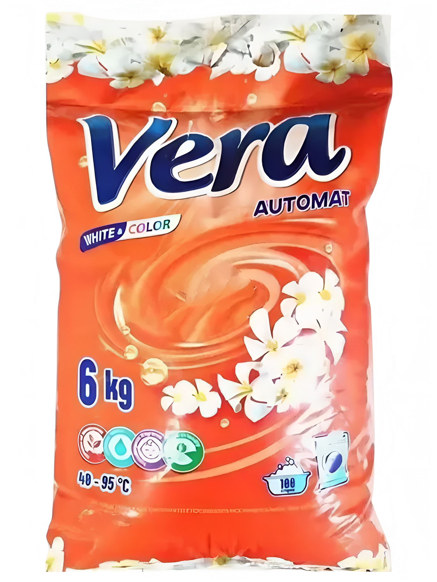 Стиральный порошок Vera 6 кг для цветного и белого белья