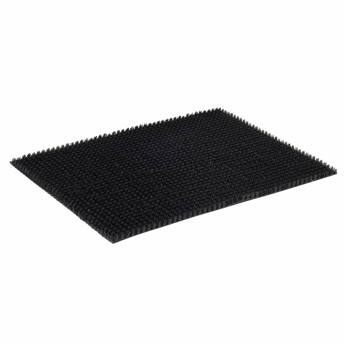 Коврик придверный SUNSTEP травка, 45х60 см, черный, прямоугольный