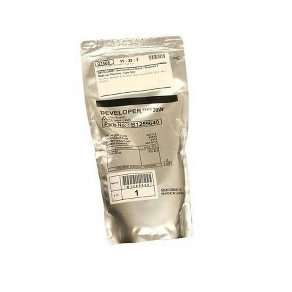Девелопер Ricoh B1259640, Type 30W, черный, 50 000 стр