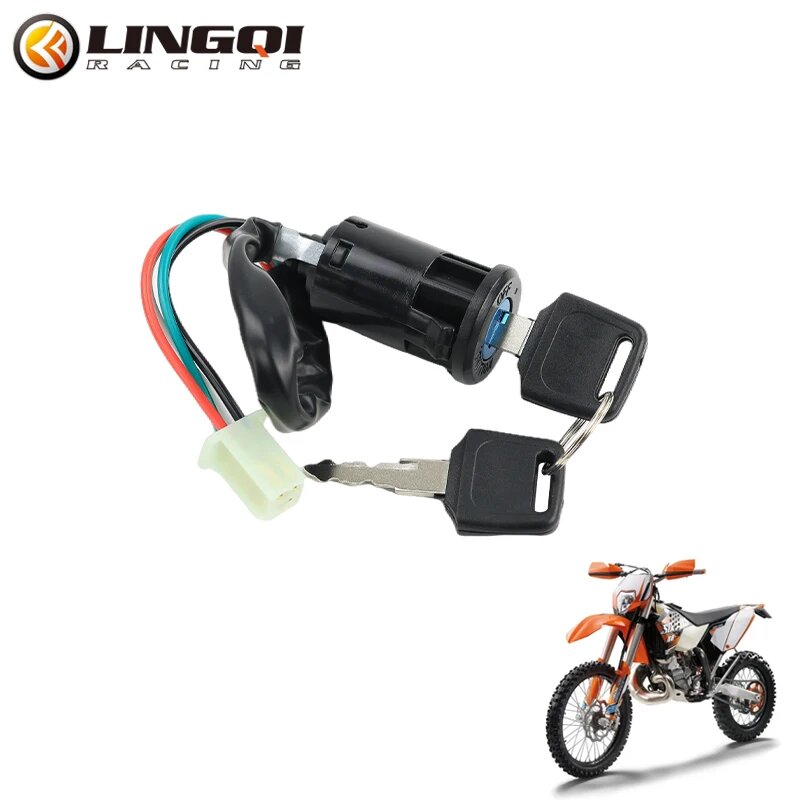 Система зажигания мотоцикла универсальный Электрический старт переключатель катушка набор ключей для питбайка квадроцикла скутера мотоцикла запасные части Universal