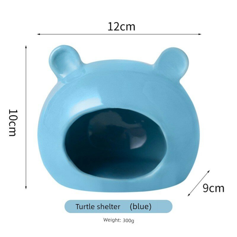 Керамическое укрытие для черепах, спальное место для рептилий, пещера, украшение для аквариума, декор для аквариума с