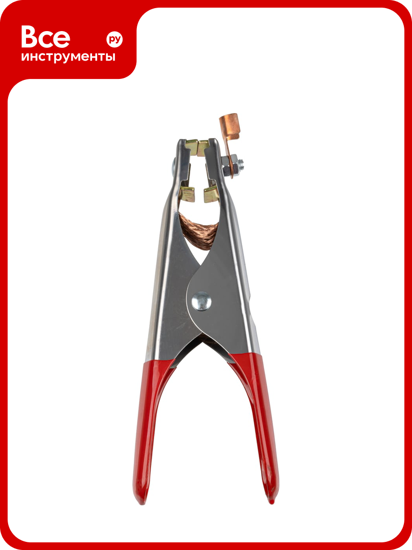 Клемма заземления КЗ-30 ARMA 005-010, работы с электросварочным