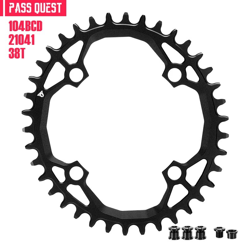 PASS QUEST Звезда 38T 104BCD Black
