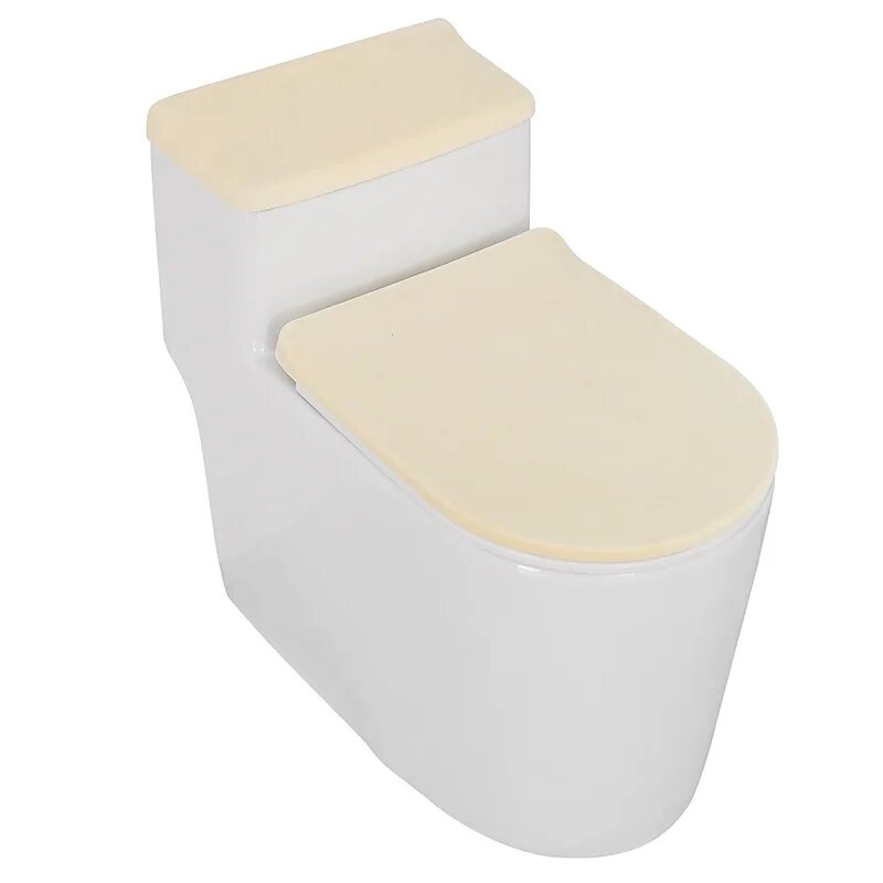 Бархатные крышки для унитаза, комплект 2 шт. Beige