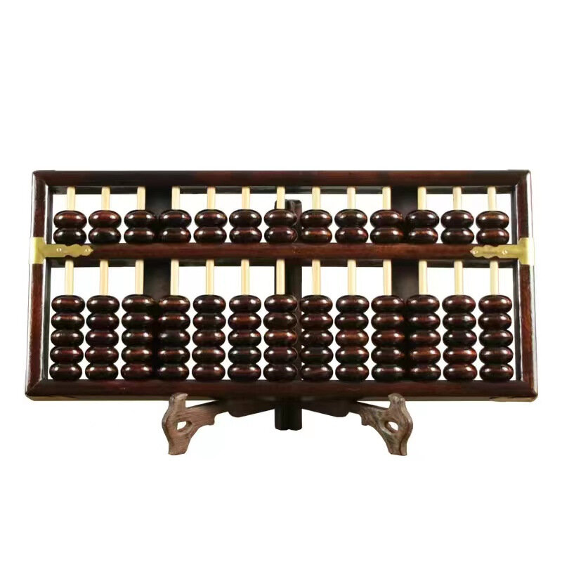 13-позиционный большой абак из массива дерева, традиционный абак, ретро абак с бусинами, абак для умственного счета, ремесленное произведение искусства, абак из массива дерева, подарок