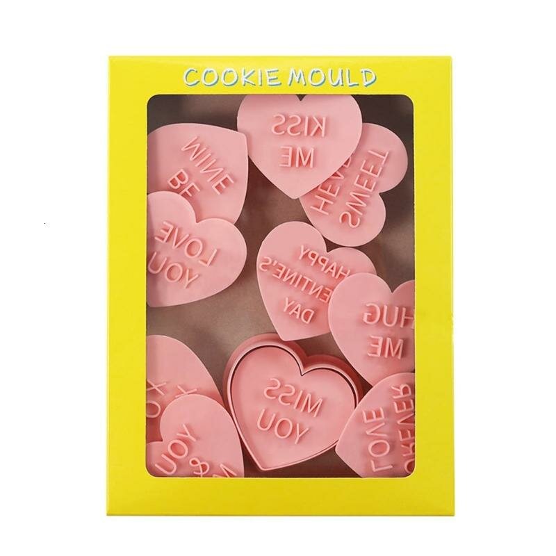 Форма для пирожков в виде сердца, 10 шт.